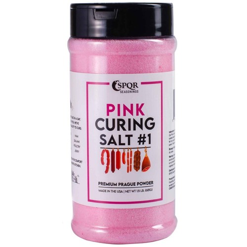 Pink Curing Salt No.1 Quick Cure Premium Prague Powder XL 1.5 Pound ...