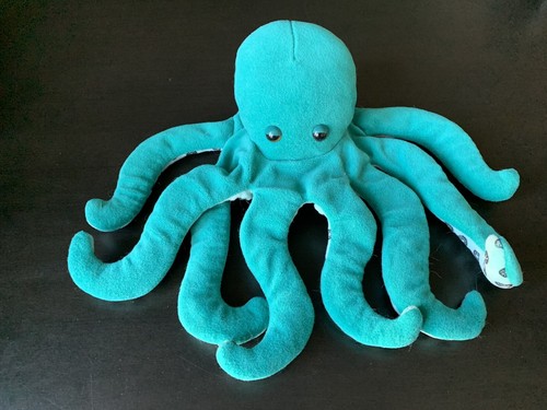 FOLKMANIS GREEN OCTOPUS HAND PUPPET 11" X 12" PRETEND TOY SEA CREATURE ...
