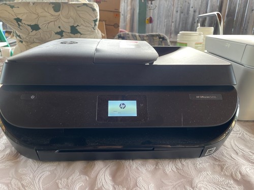 HP OfficeJet Color All-in-One Inkjet Wireless Printer 5255 Print Scan ...