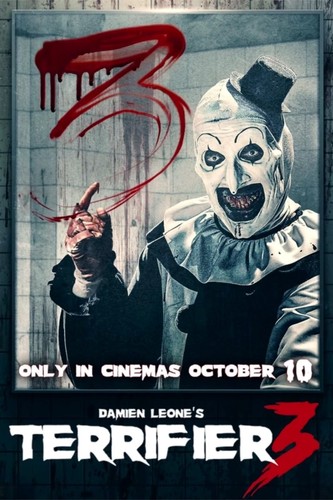 New Terrifier 3 Horror Movie Poster OR Canvas Size A4-A1 High Quality ...