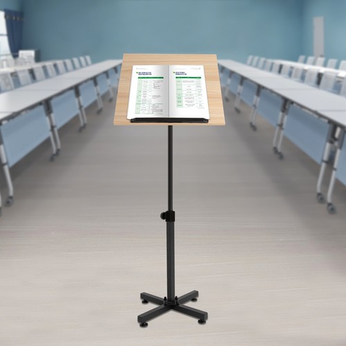 Portable 360° Adjustable Lectern Presentation Podium Stand with Laptop ...