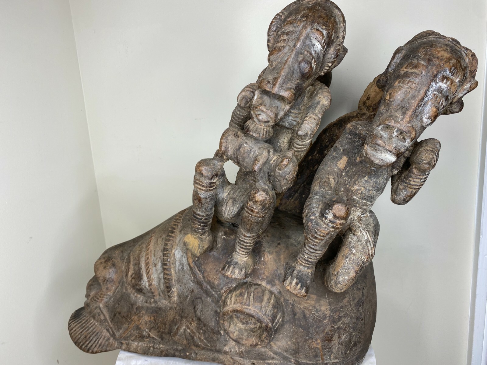 African Yoruba Helmet Mask Shango/Ebeji Ceremony Mask African Art 11" X ...