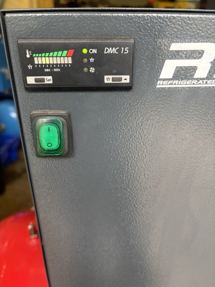 Fini Plus 15-10-500 Screw Compressor With Tank And Dryer 65CFM 10BAR ...