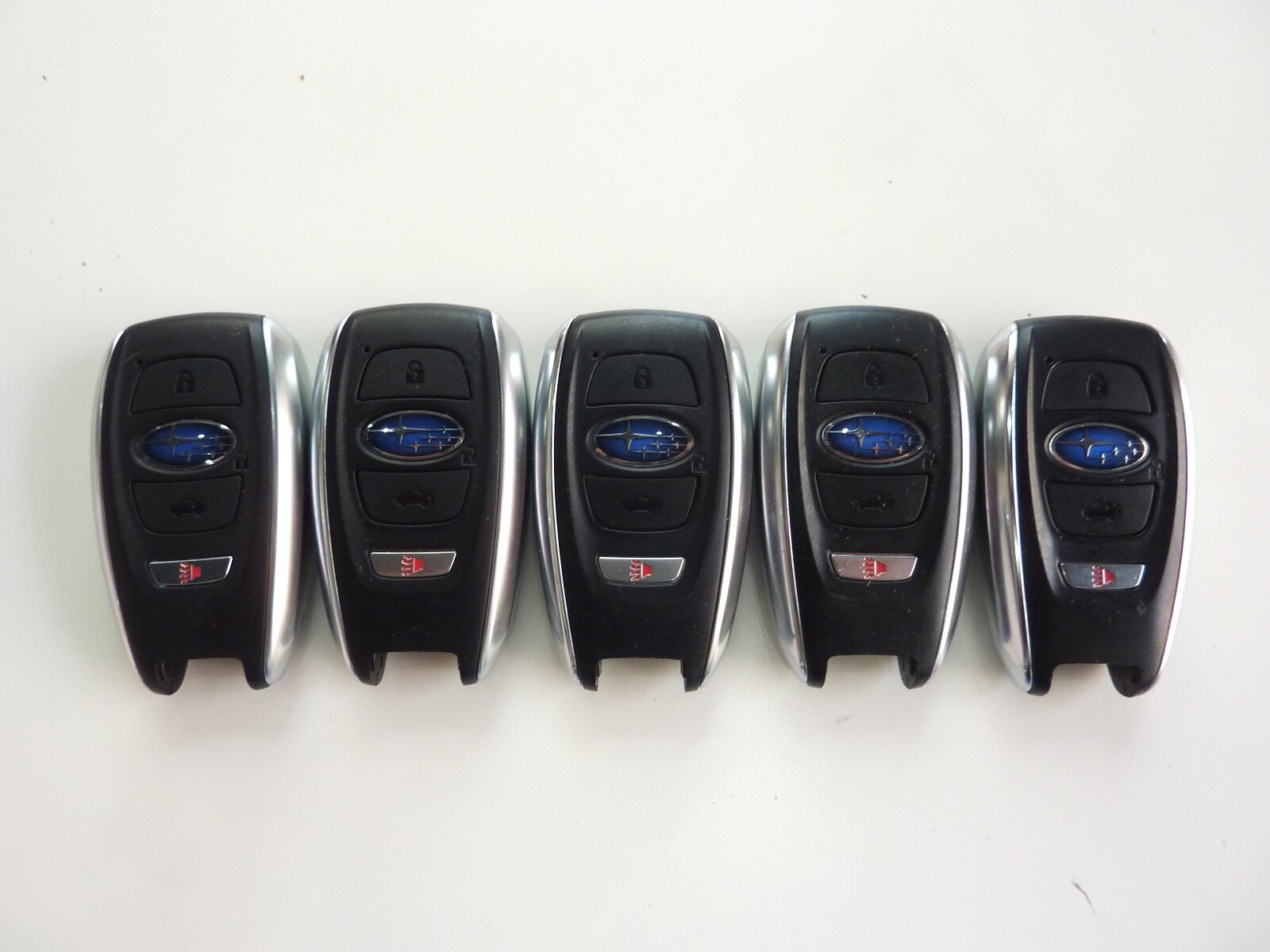 LOT of 5 OEM SUBARU SMART KEY keyless entry remote transmitter fobs ...