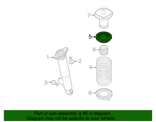 Volvo OEM 10-17 Xc60 Rear-upper Spring Seat 30748807 for sale online | eBay
