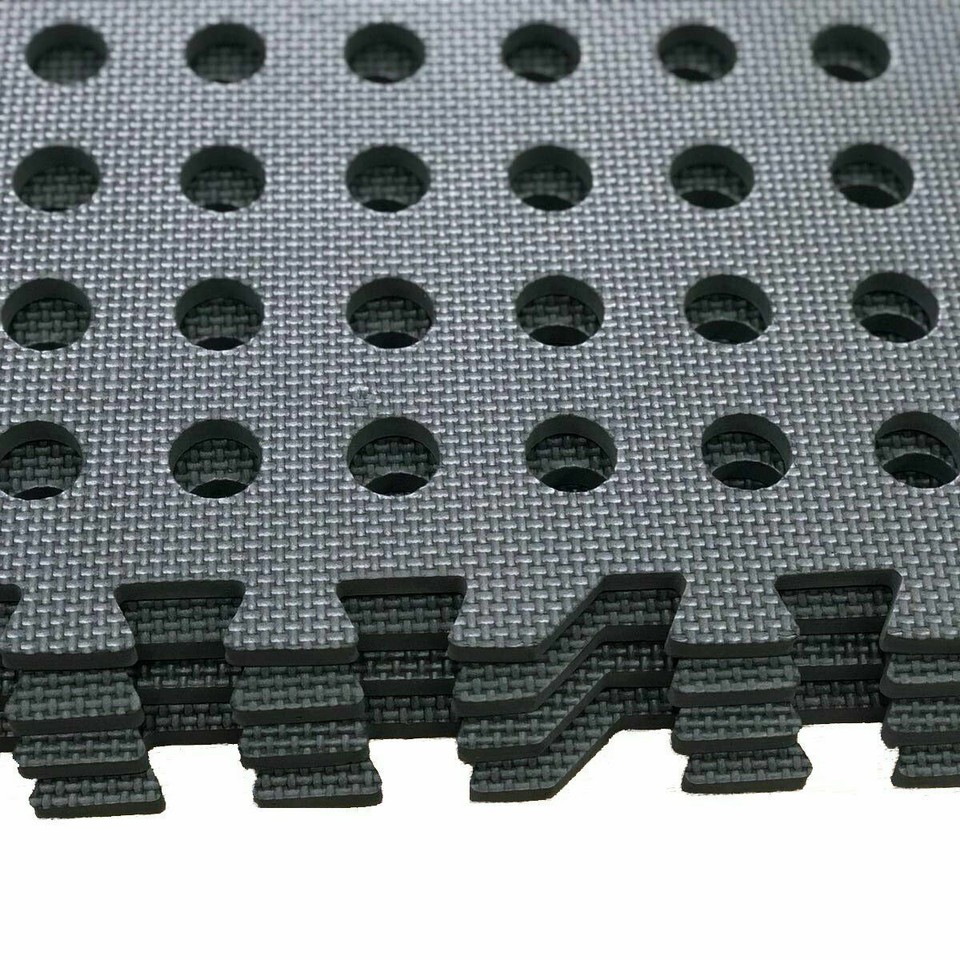 Drainage Hole Foam Floor Mat Anti-Slip Comfort Garden Entrance Mat ...