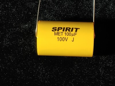 NEW! Spirit Film Capacitor MET 100uf 100v Audio Grade | eBay