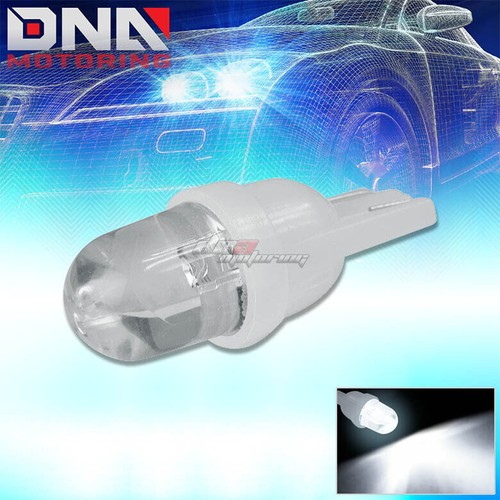 10MM ROUND LED T10 W5W 194 BRIGHT WHITE INTERIOR DOME LIGHT BULB/LAMP ...