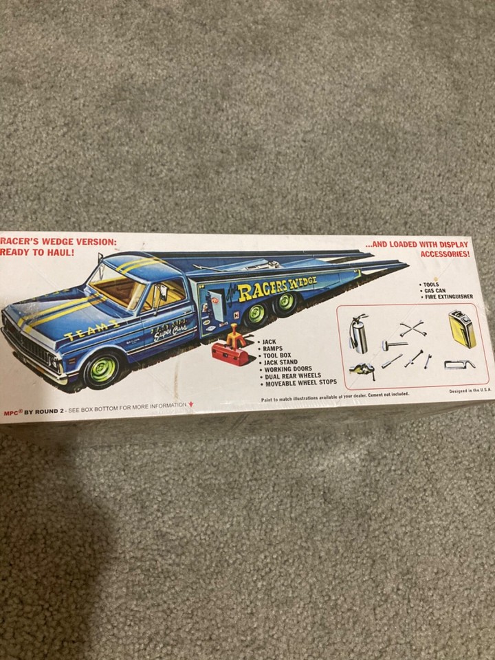 1972 CHEVROLET RACER'S WEDGE/PICK UP MPC 1:25 SCALE 2n1 PLASTIC MODEL ...