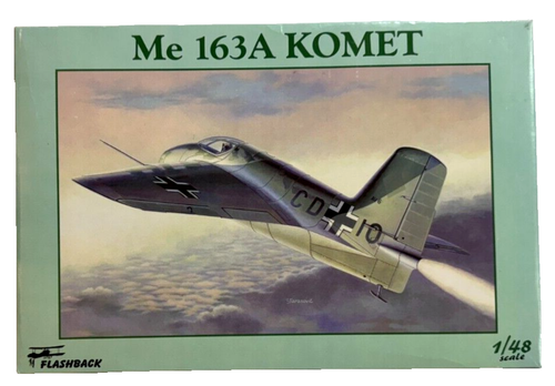 Me 163A KOMET 1:48 SCALE AIRPLANE MODEL KIT BY FLASHBACK NEW OPEN BOX ...