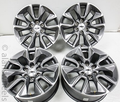 2015-2020 Chevy RST Suburban Silverado Tahoe OEM 20" Wheels Rims Set of ...