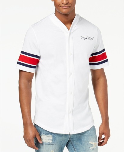 $95 American Rag Men's White Blue Red Short-Sleeve Baseball T-Shirt M ...