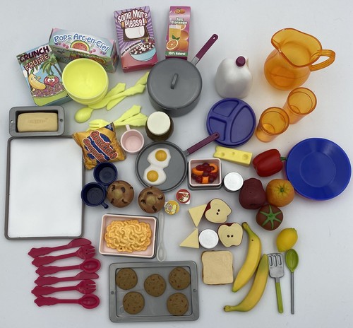 Our Generation 18” Doll Kitchen Food Dishes Accessories Play Food Lot ...