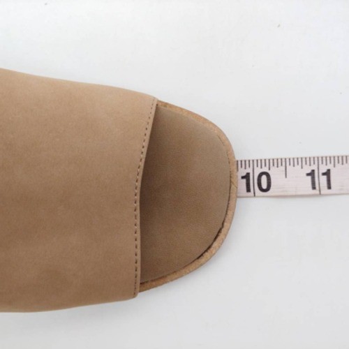 Sava Shoes Womens Bentley Beige 8.5 Leather D'Orsay Pumps Peep Toe Chic ...