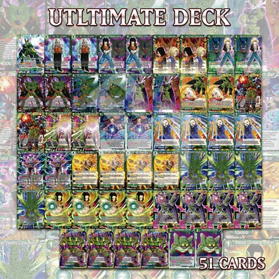 Dragon Ball Super: ULTIMATE CELL DECK 51 CARDS | Android 16 17 Dr Gero ...