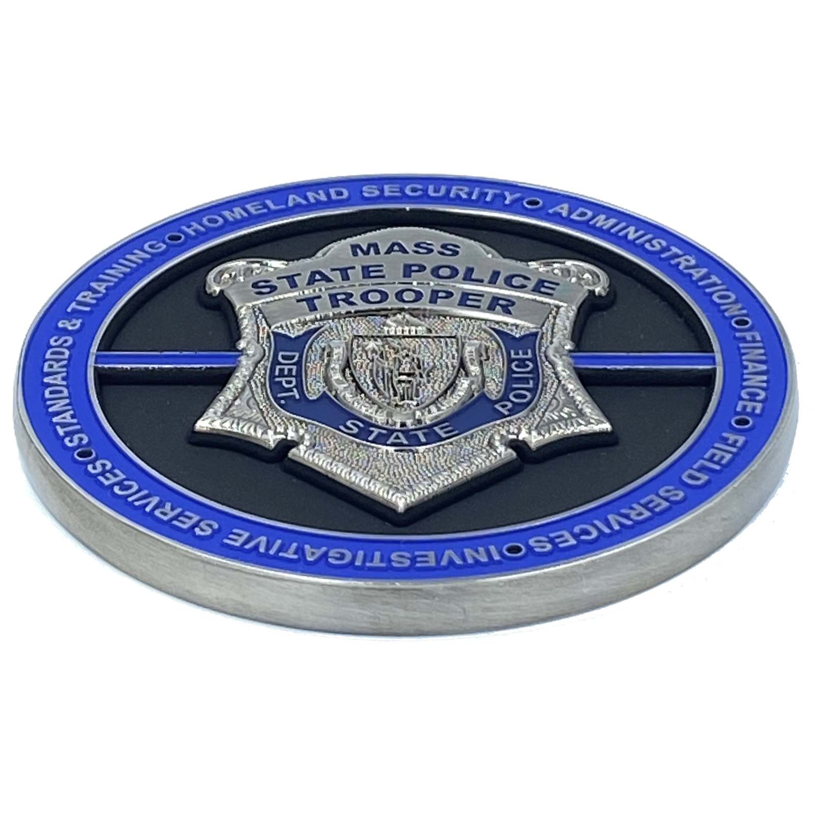 DL9-02 Massive 3 inch MSP Challenge Coin Massachusetts State Police ...