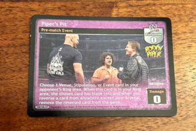 WWE WWF Raw Deal PIPER’S PIT Roddy Piper Foil Rare | eBay