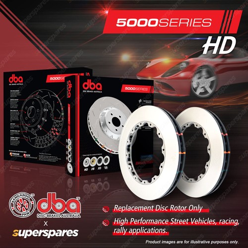 2x DBA Front 5000 Series Disc Brake Rotors for Chrysler Viper SRT10 ...