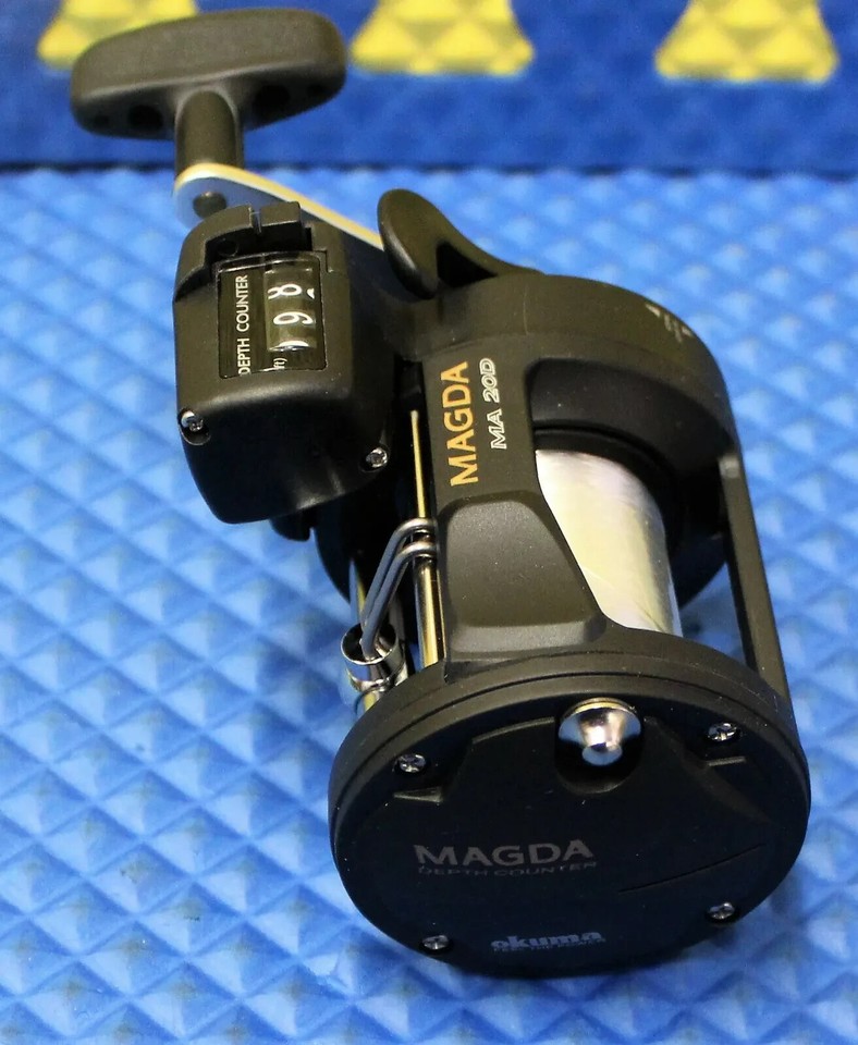 Okuma Pre-Spooled Magda MA 20D Reel With CPC-762 Rod Trolling Combo 2 ...