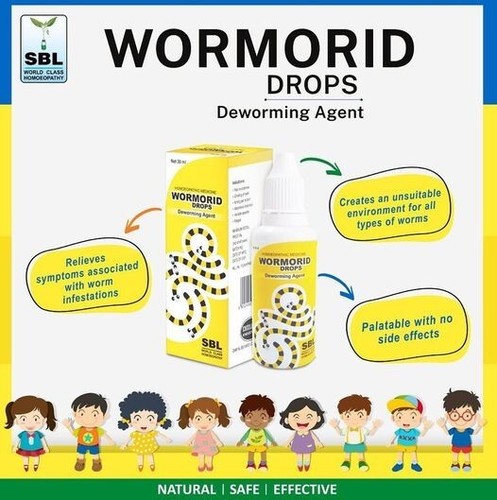 SBL Wormorid Drop 30ml Pack of 3 Deworming Solution for Worm ...