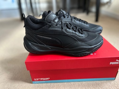 Puma Men's Playmaker Core Black Trainers UK 10 | eBay UK