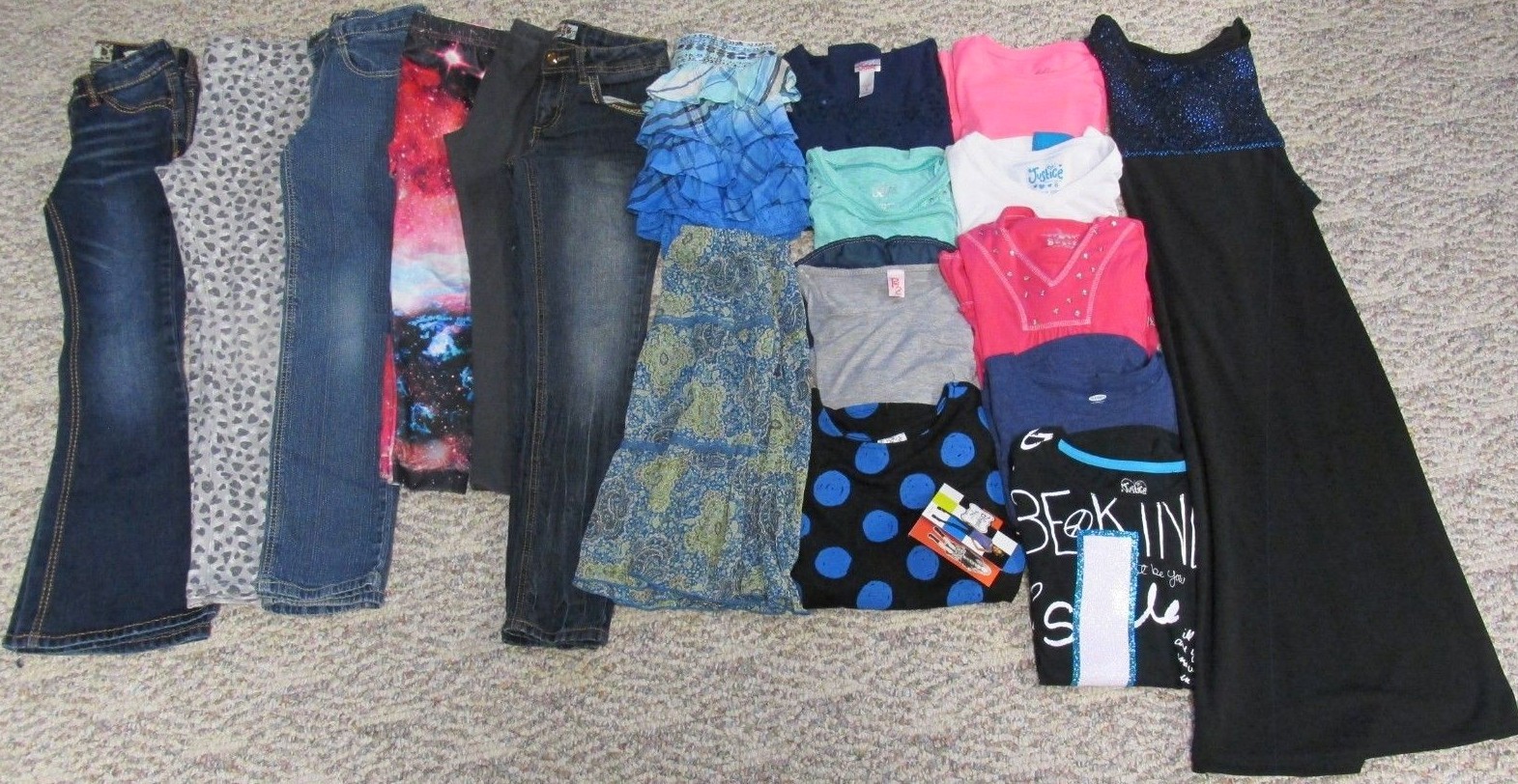 GIRLS SIZE 8 CLOTHES, BACK TO SCHOOL TOPS, JEANS, DRESSES LOT | eBay