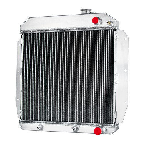 4 Row Aluminum Radiator For 1955-1959 1957 Chevy Pickup Truck 3.8L 5.3L ...