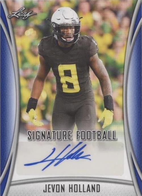 2021 Leaf Signature - Jevon Holland #BA-JH2 Blue (AU, RC) for sale ...