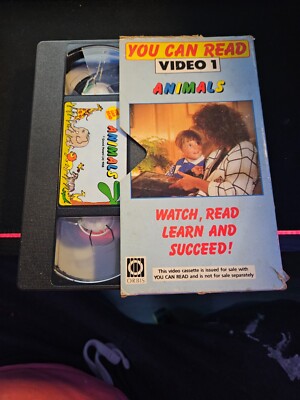 1988 Good Parent Ltd. 'You Can Read' Animals - VHS Video Tape 1 Orbis ...