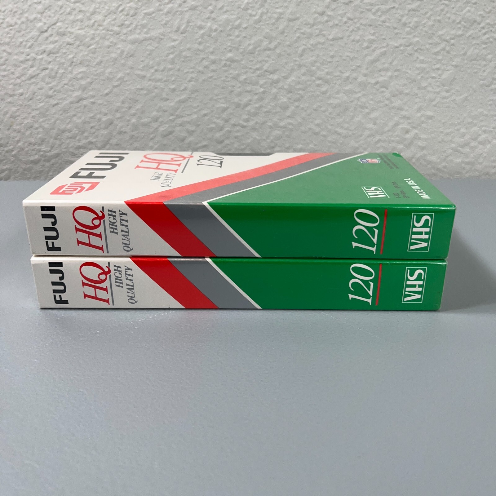 Fuji HQ-120 New Sealed Blank High Quality 120 VHS Tapes VCR Made in USA ...
