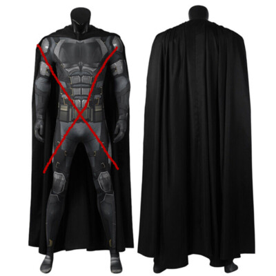 The Batman Bruce Wayne Cosplay Cape Halloween Black Cloak Costume Party ...