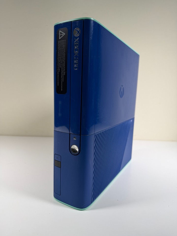 Xbox 360E Console Only Blue Limited Edition - 500GB - Tested Working ...