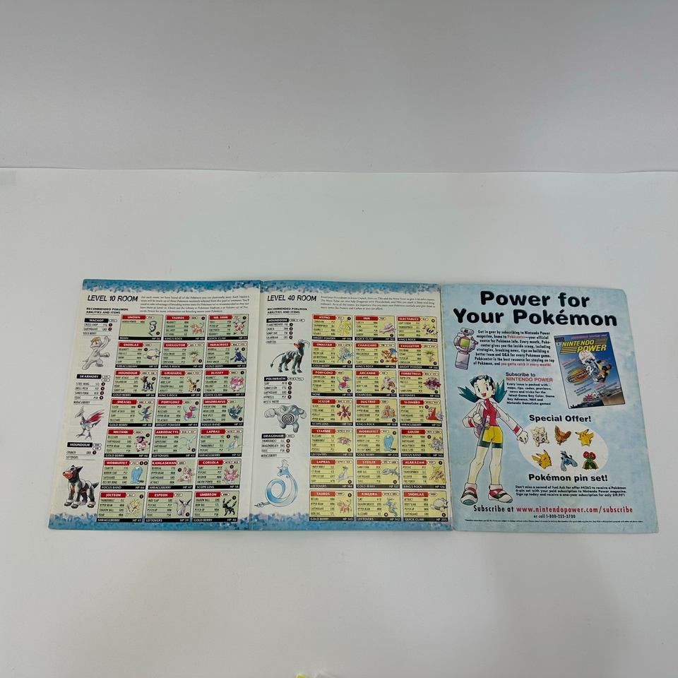 Pokémon Crystal Version Nintendo Power Official Player’s Guide w ...
