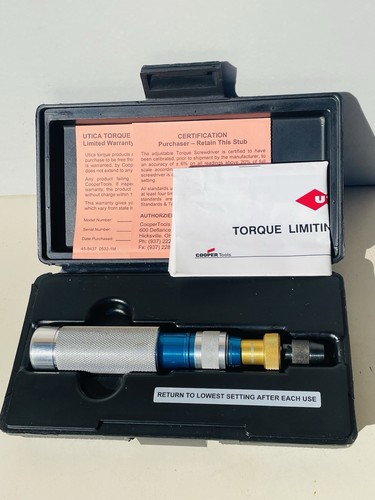 Vintage Utica Adjustable Torque Bit Screwdriver TS-35 6.0 to 36.0 in ...