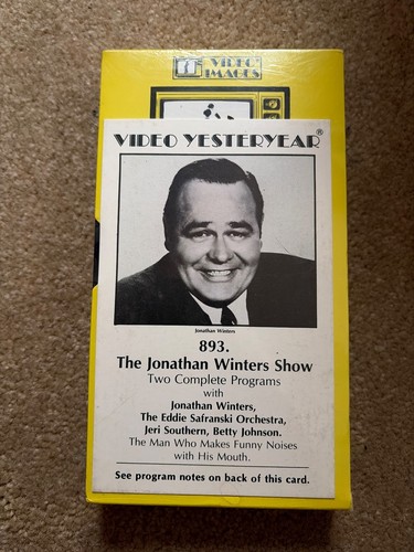 THE JONATHAN WINTERS SHOW (1957 Comedy) 29 minutes 2 shows new sealed ...