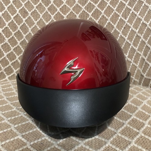 Scorpion Motorcycle 1/2 Helmet EXO-100 Solid Wine~XS Removable Visor ...
