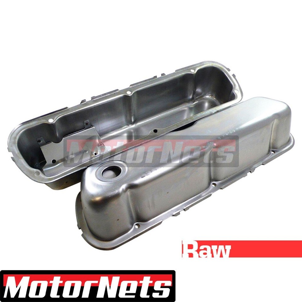 64-01 Small Block Ford 260 289 302 351W Raw Steel Tall Valve Covers SBF ...