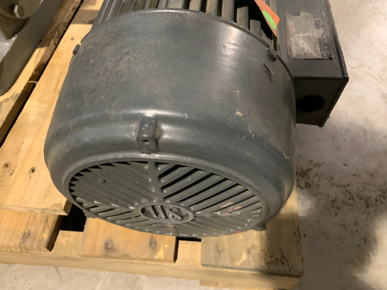 USED US MOTORS 15HP MOTOR 215JM FRAME 3490RPM WITH PUMP F-9260-00-945 ...