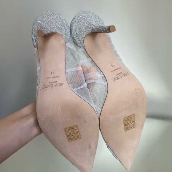 New JIMMY CHOO Love 85 glitter-tulle pumps $825 41 | eBay New JIMMY CHOO Love 85 glitter-tulle pumps $825 41 | eBay