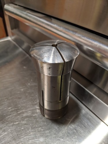 Used Hardinge 16C Collet - 7mm Round - Internal and External Threads | eBay