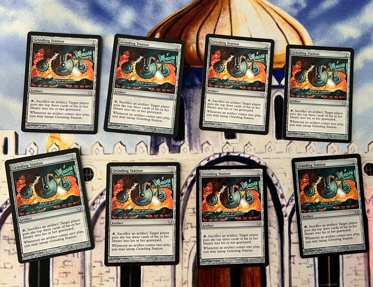 MTG Grinding Station Fifth Dawn 127/165 Regular Uncc LP+/NM Cheap Free ...