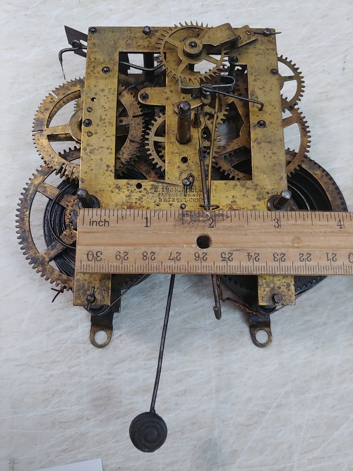 INGRAHAM PARLOR CLOCK MOVEMENT | eBay