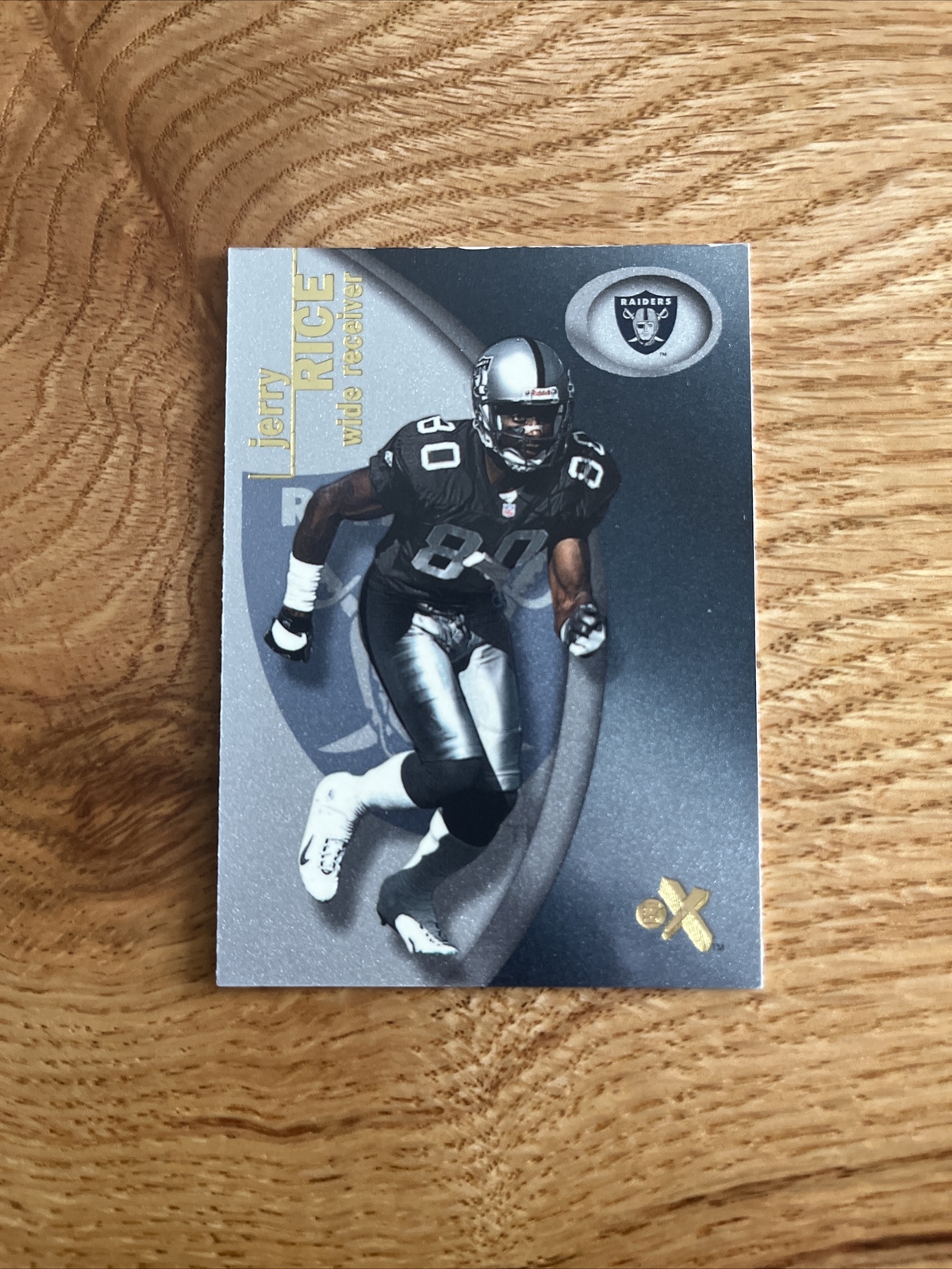 2001 Fleer E-X Jerry Rice #72 HOF GOAT Raiders 49ers Invest #1 Receiver ...