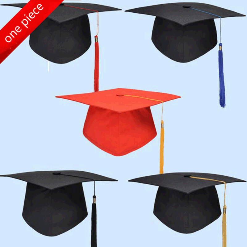 College Academic Cap Hat Tassel Graduation Bachelors Degree Gown ...