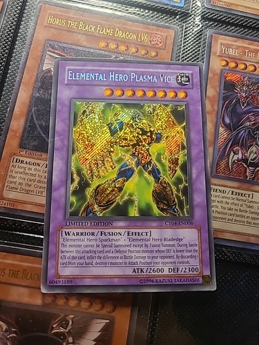 Elemental Hero Plasma Vice CT04-EN006 Secret Rare Limited Edition | eBay