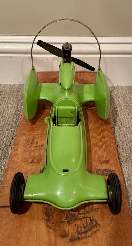 🏎️Vintage Green 1970’s COX Shrike Gas Powered Tether Car Thimble-Drome ...