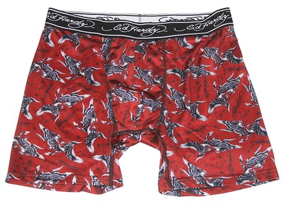 Ed Hardy Logo Band Eagle Hawk "Ed Hardy" Script Pouch Front Boxers Men ...