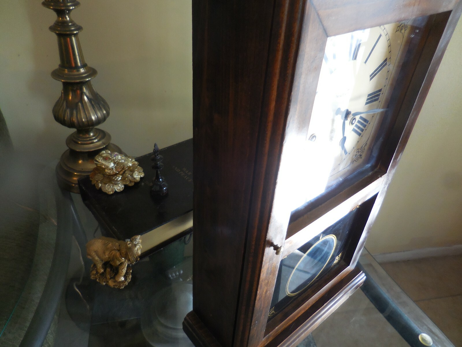 Antique Regulator Pendulum Wind-up Verichron Wall/Mantel Clock 1900's ...