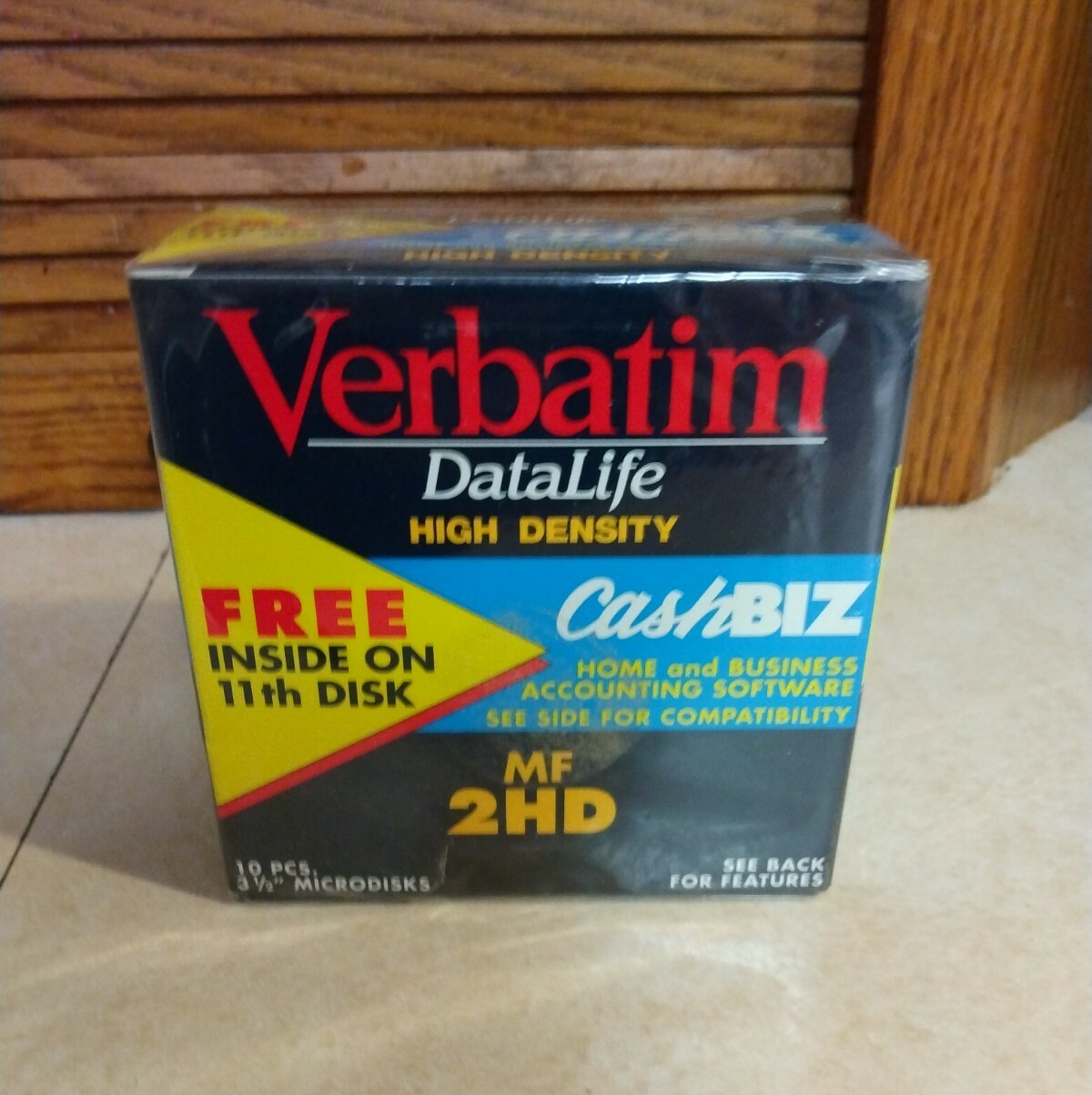 (1) Floppy Disk NEW VERBATIM 2HD 3 1/2 3.5" IBM Format 1.44 MB With NEW ...