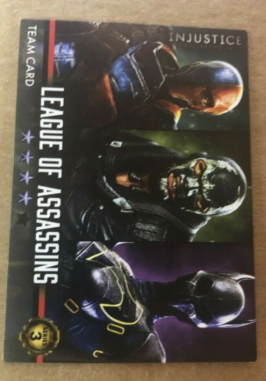 DC Injustice Gods Among Us Arcade BOSS and TEAM Game Cards Series 3 ...
